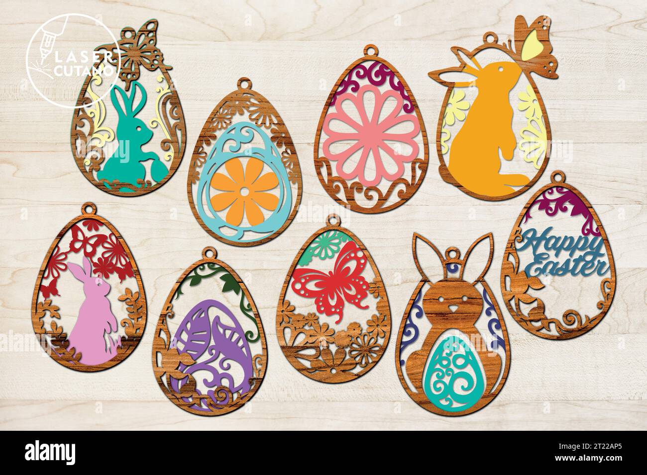 EASTER TAGS BUNDLE Digital multilayer layout files are specially ...