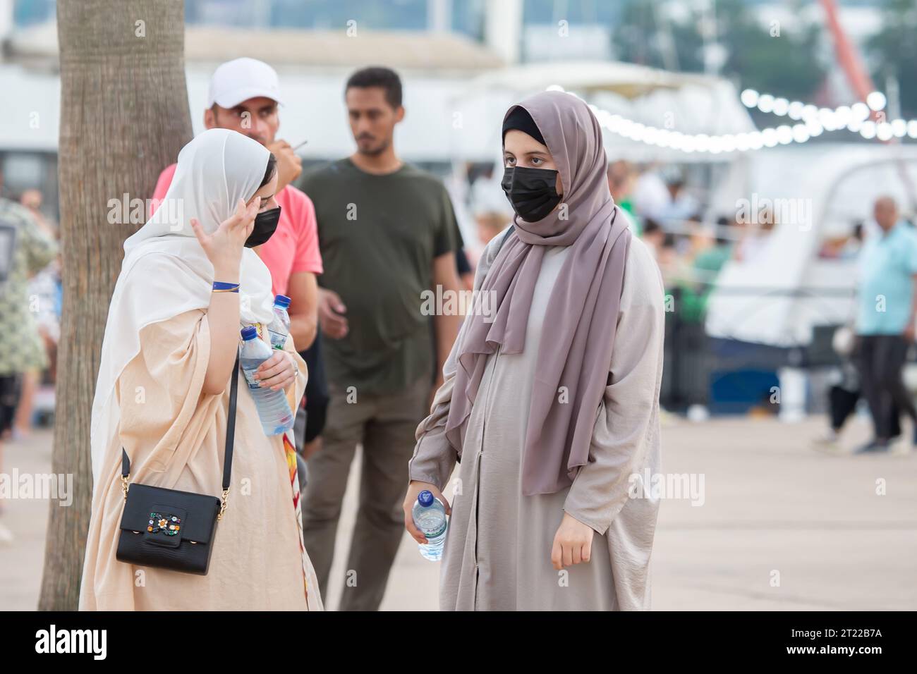 August 07, 2022. Georgia. Batumi. Embankment of the Georgian city. A ...