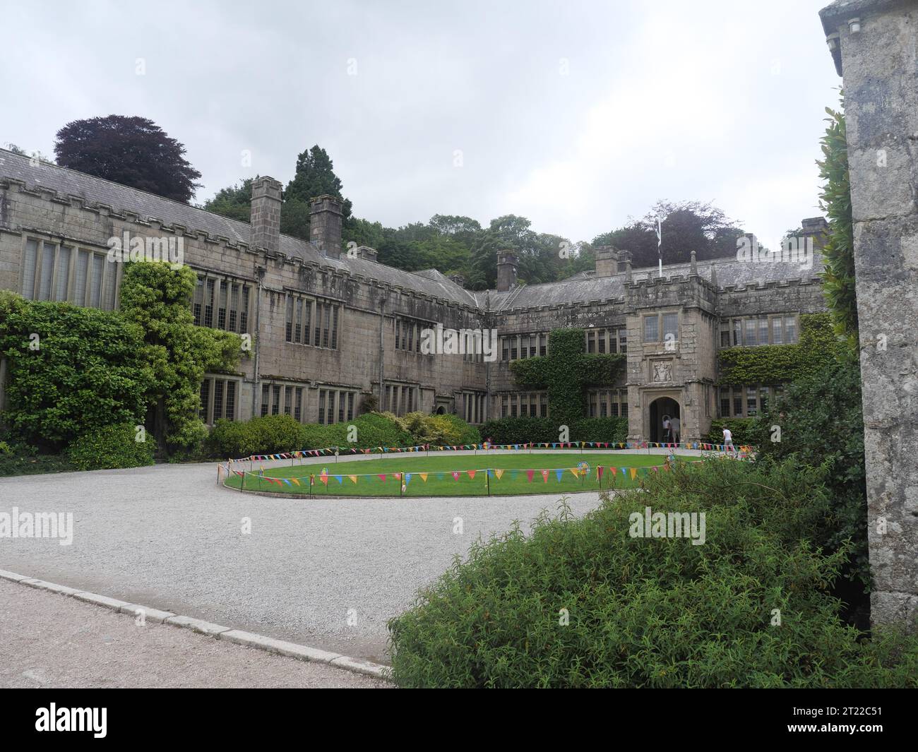 View of Lanhydrock manor house in Cornwall England Stock Photo - Alamy