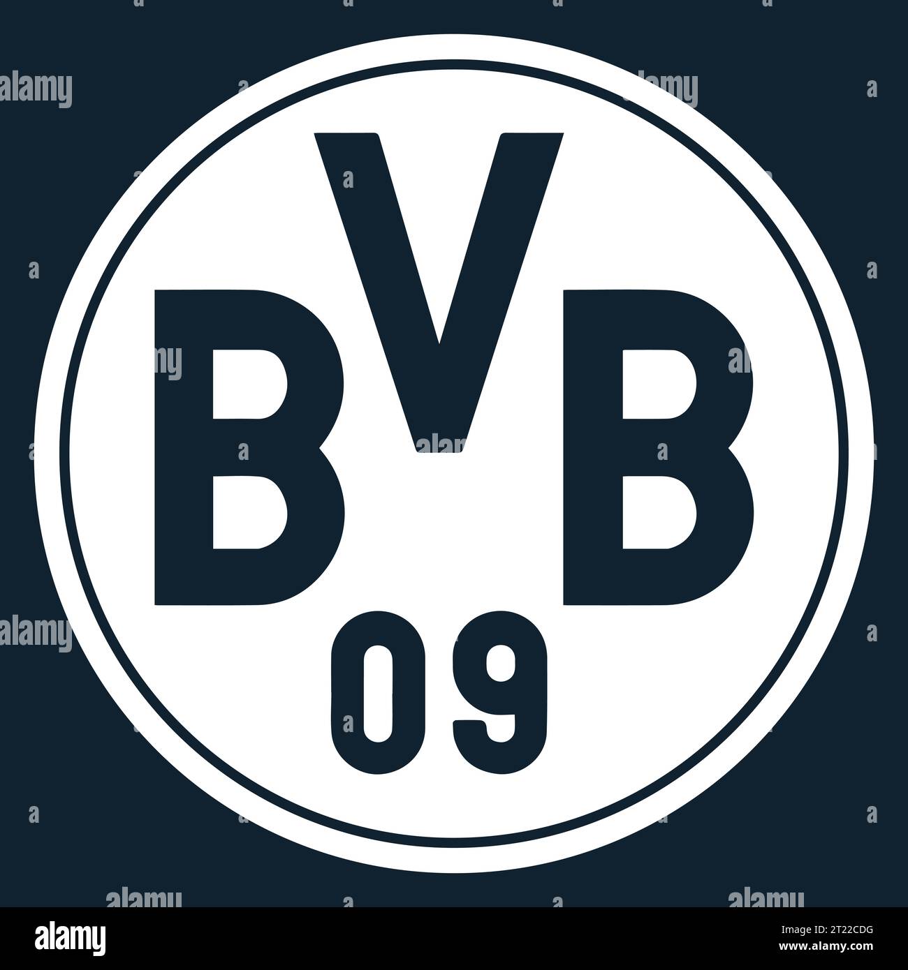 Borussia Dortmund White Logo German professional football league system ...