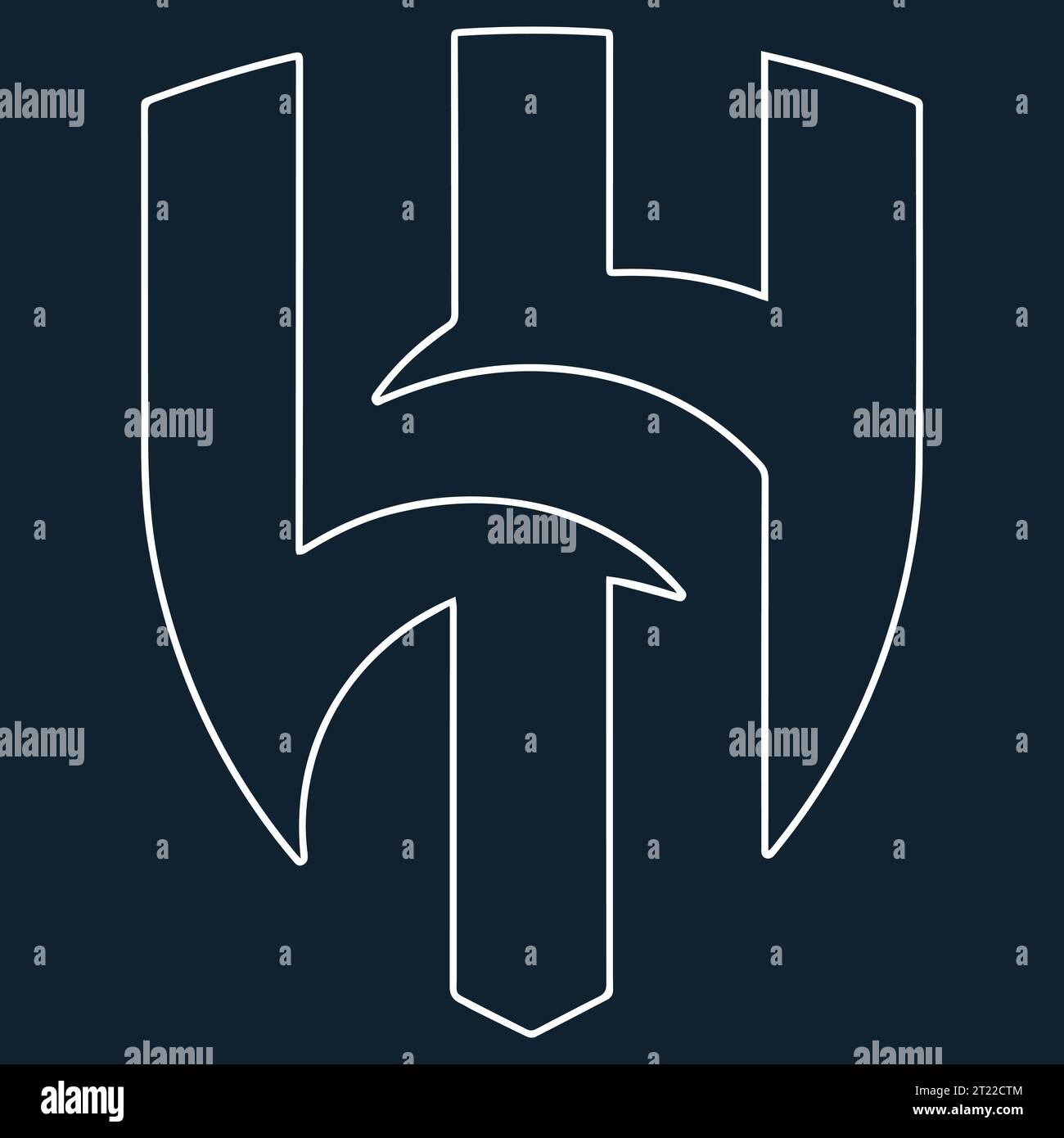 Al Hilal SFC White Logo Saudi professional football league system ...