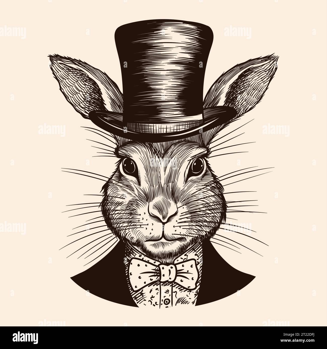 Rabbit gentleman in a suit Stock Vector Image & Art - Alamy