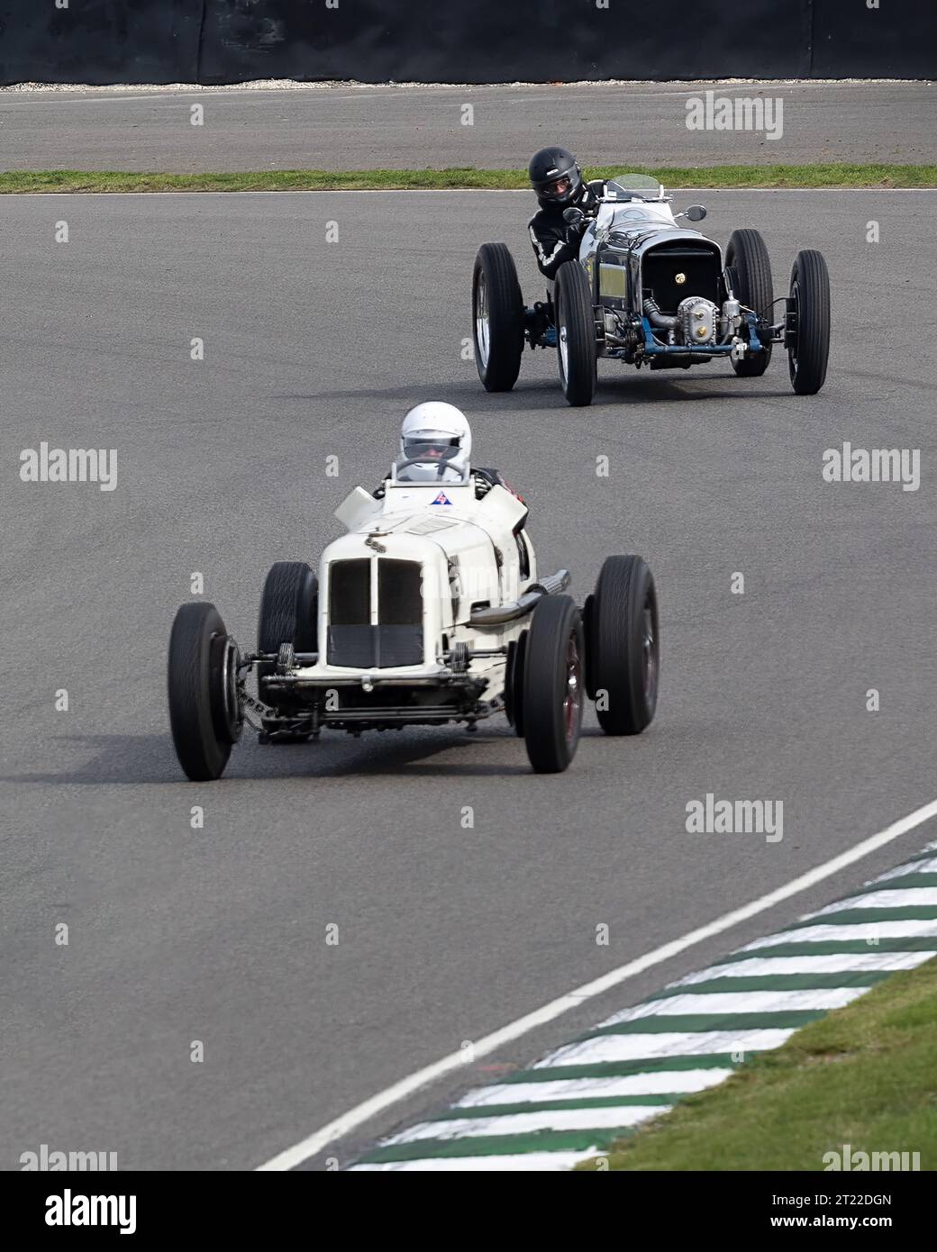 A 1936 ERA B-type R9B racing car at the 2023 Goodwood Revival Stock ...