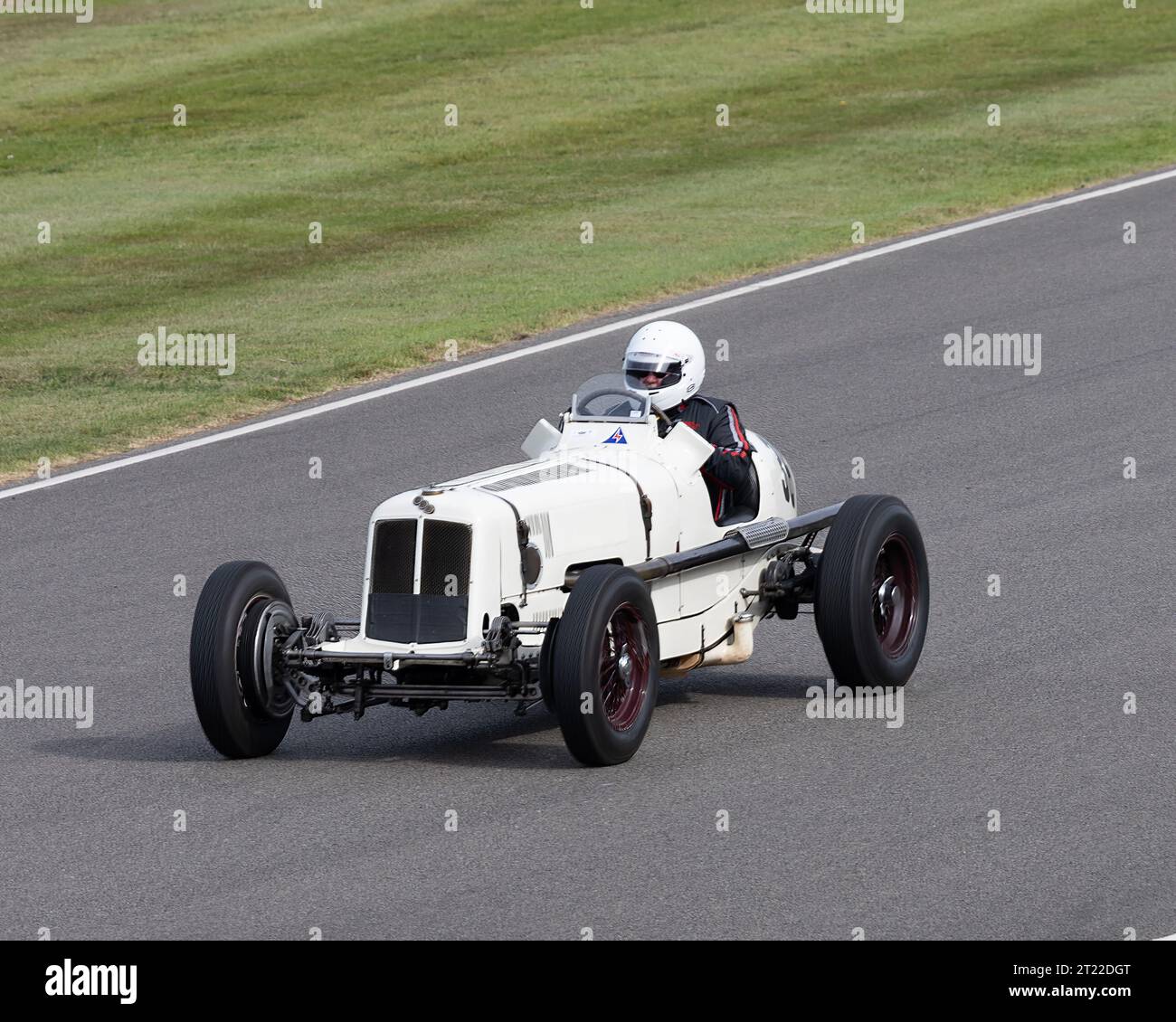 A 1936 ERA B-type R9B racing car at the 2023 Goodwood Revival Stock ...