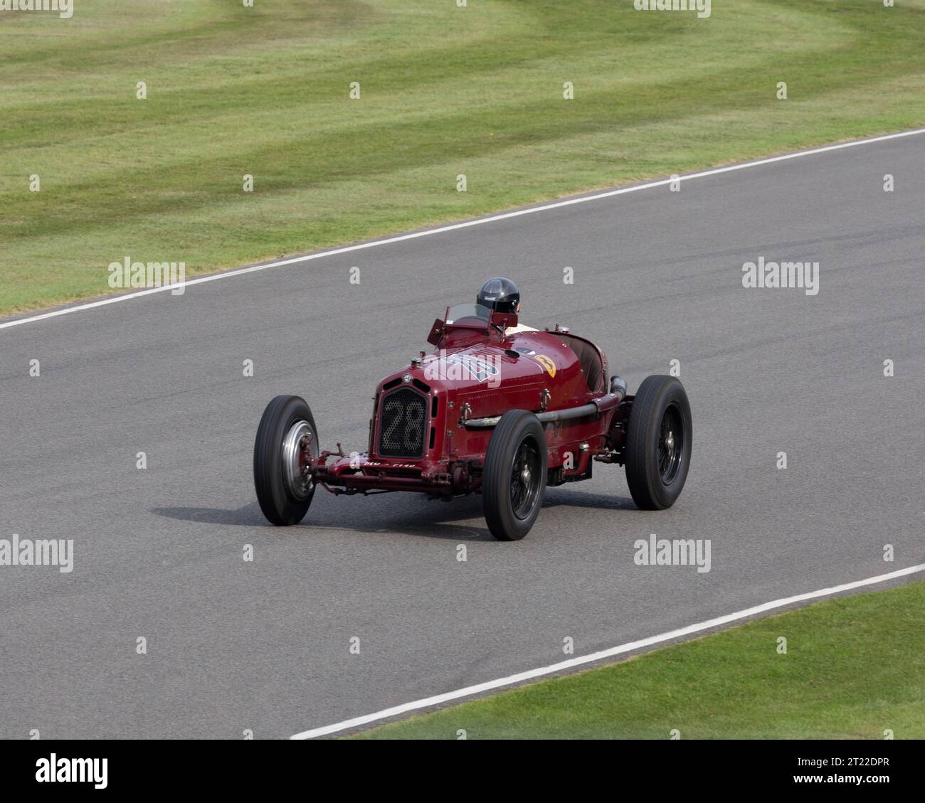 Fritz Burkard drives his 1933 Alfa Romeo 8C 2300 Monza racing car at ...