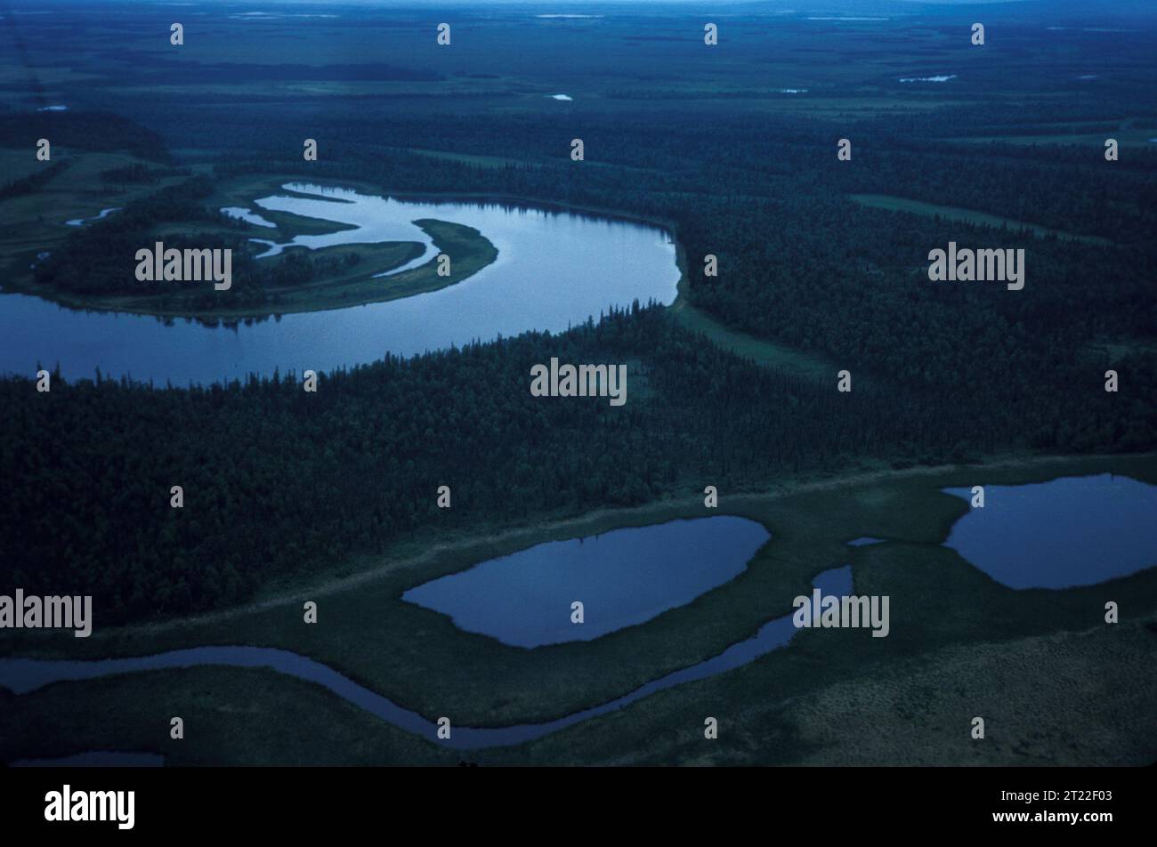 Aerial view of river. Subjects: Aerial photography photography ...