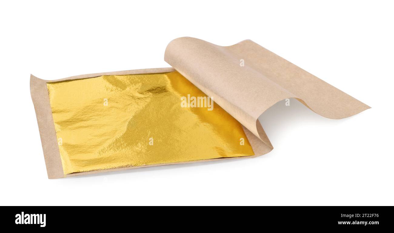 Edible gold sheet hi-res stock photography and images - Alamy