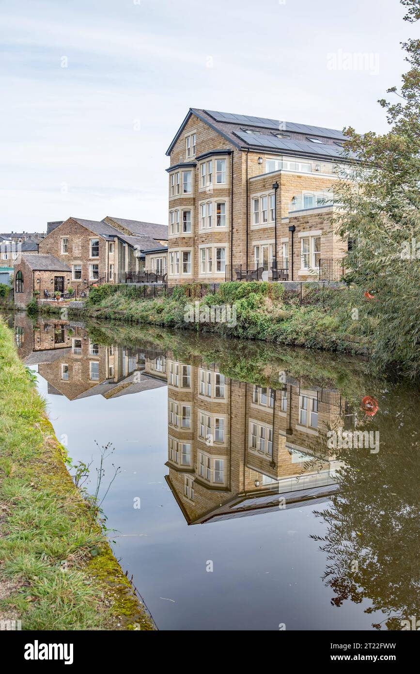 The Mill House care home alongside the Leeds & Liverpool canal in ...