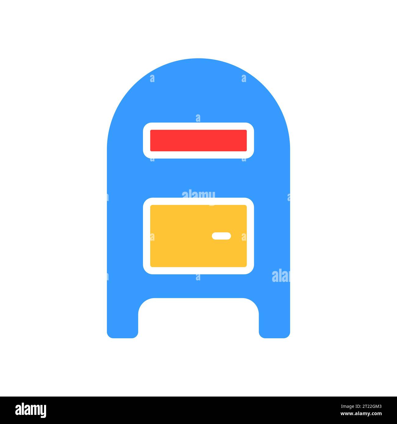 Mailbox line icon. Letter, stamp, envelope, correspondence ...