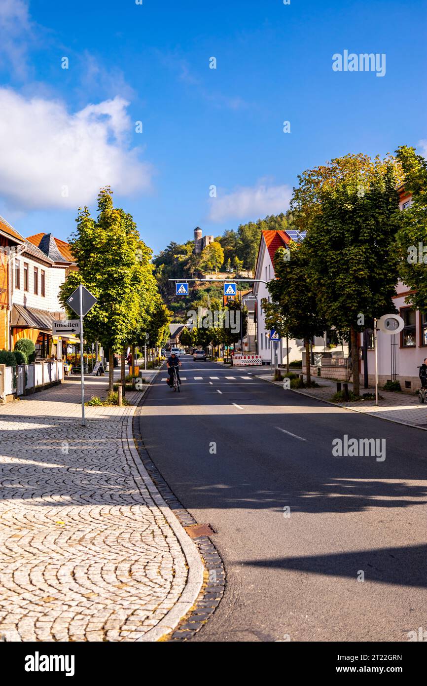 Autumn cycle tour on the high trail of the Thuringian Forest via ...