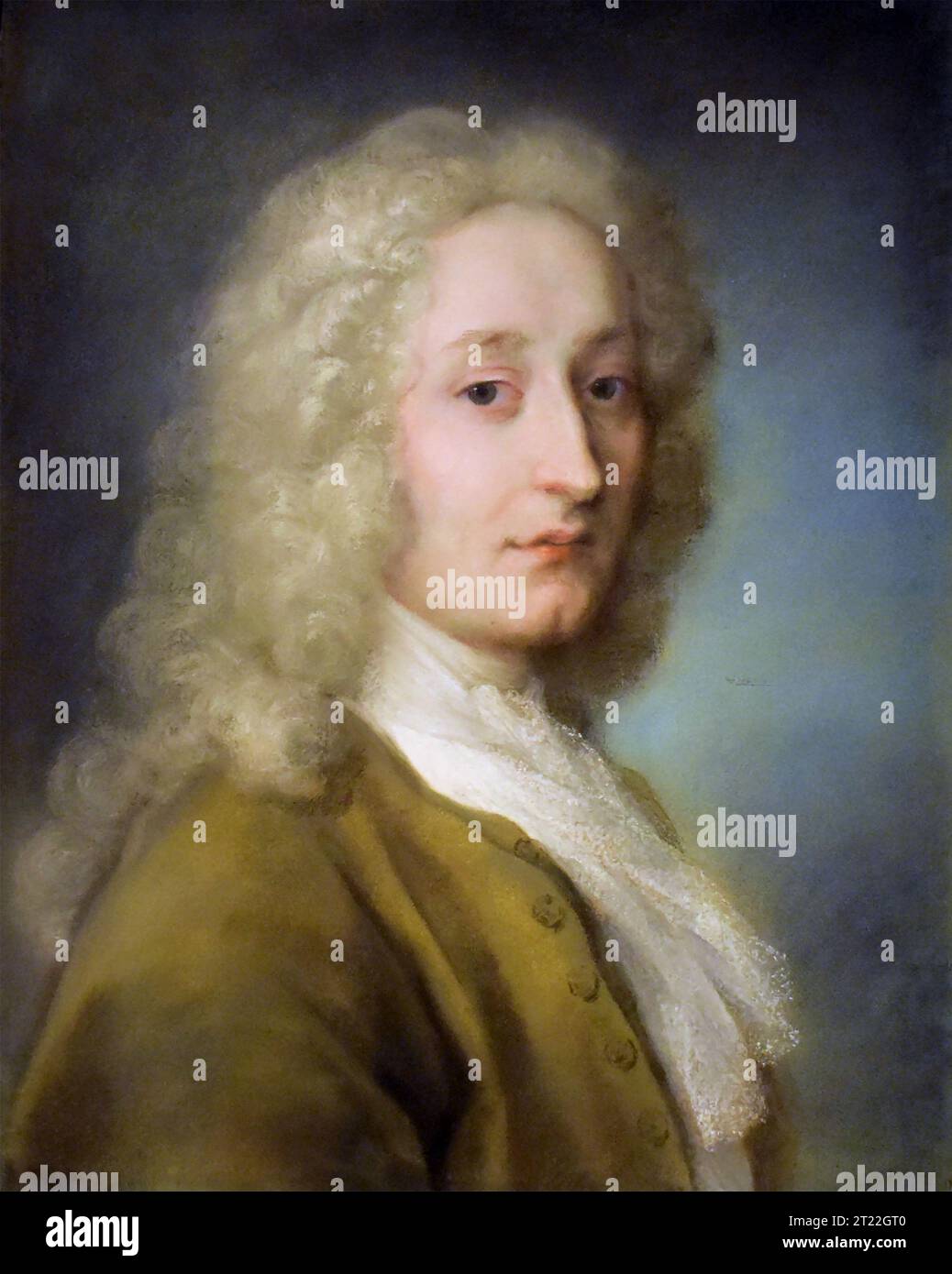 Antoine Watteau. Portrait of the French artist, Jean-Antoine Watteau ...