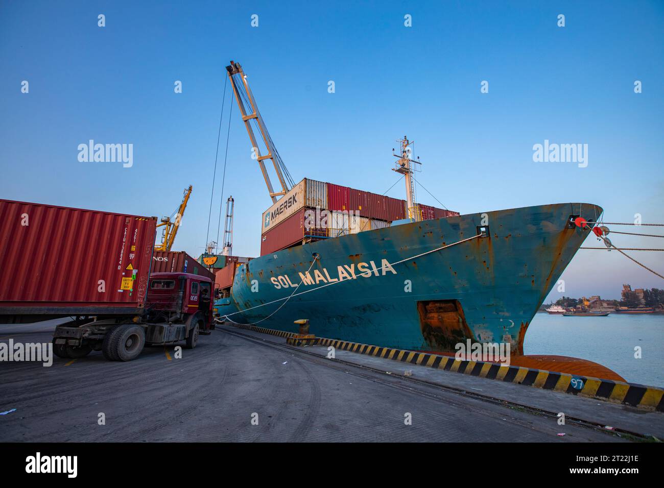 The Chittagong Port is the main seaport of Bangladesh. Located in ...