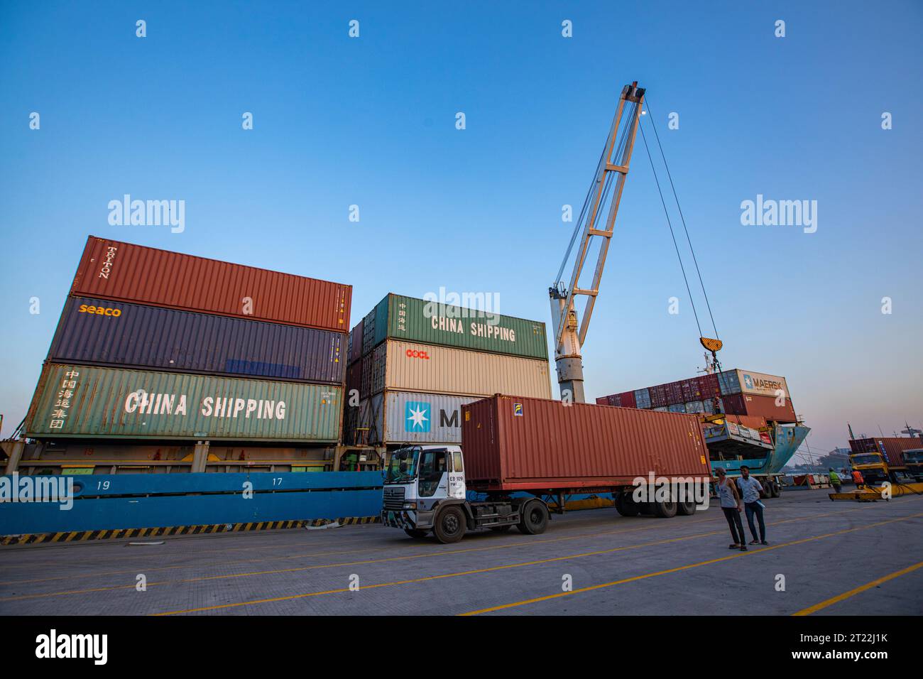 The Chittagong Port is the main seaport of Bangladesh. Located in ...