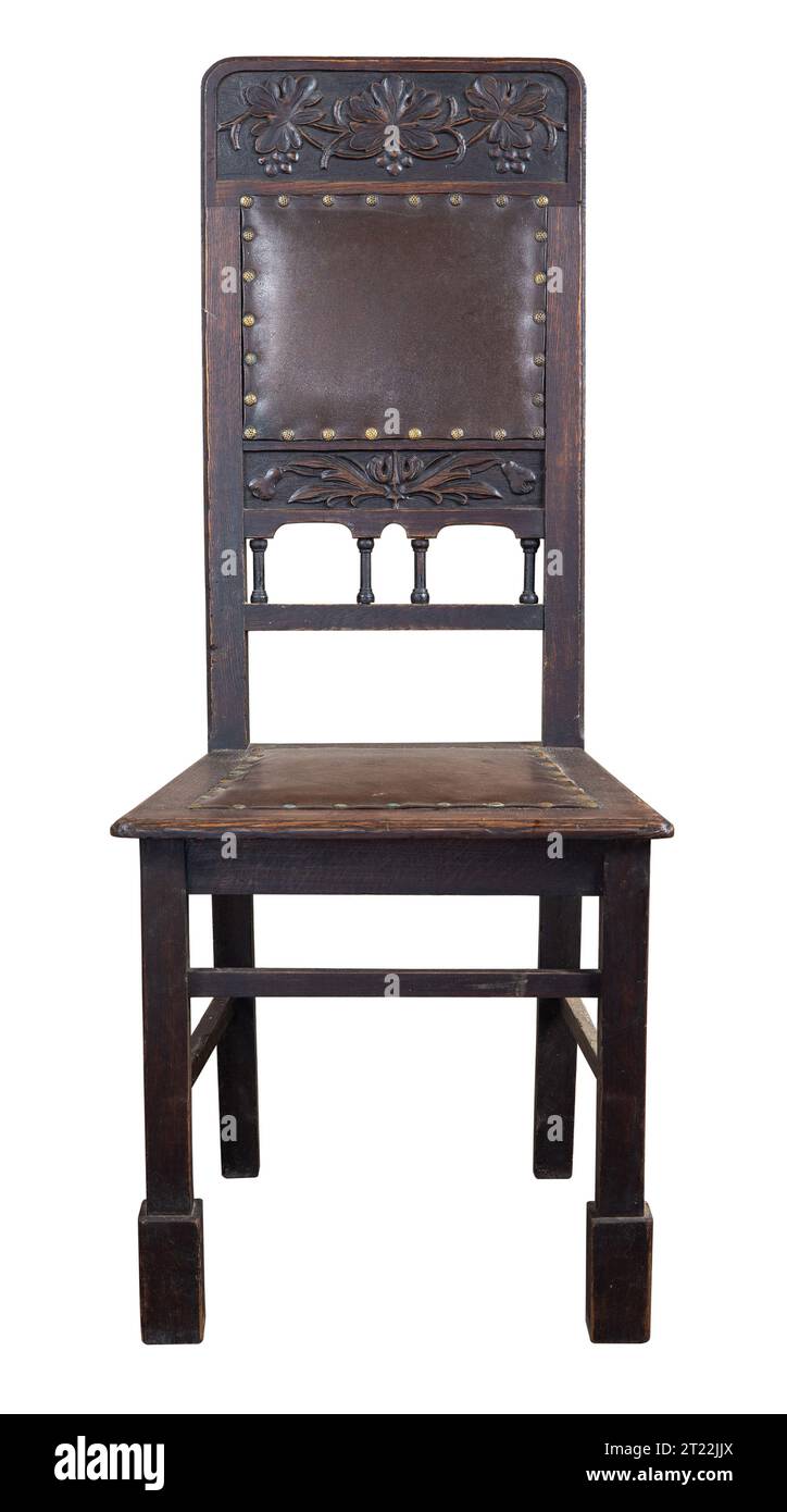 Vintage oak art nouveau hi-res stock photography and images - Alamy