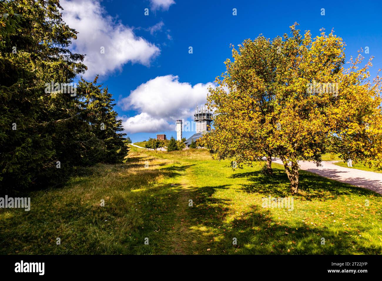 Autumn cycle tour on the high trail of the Thuringian Forest via ...