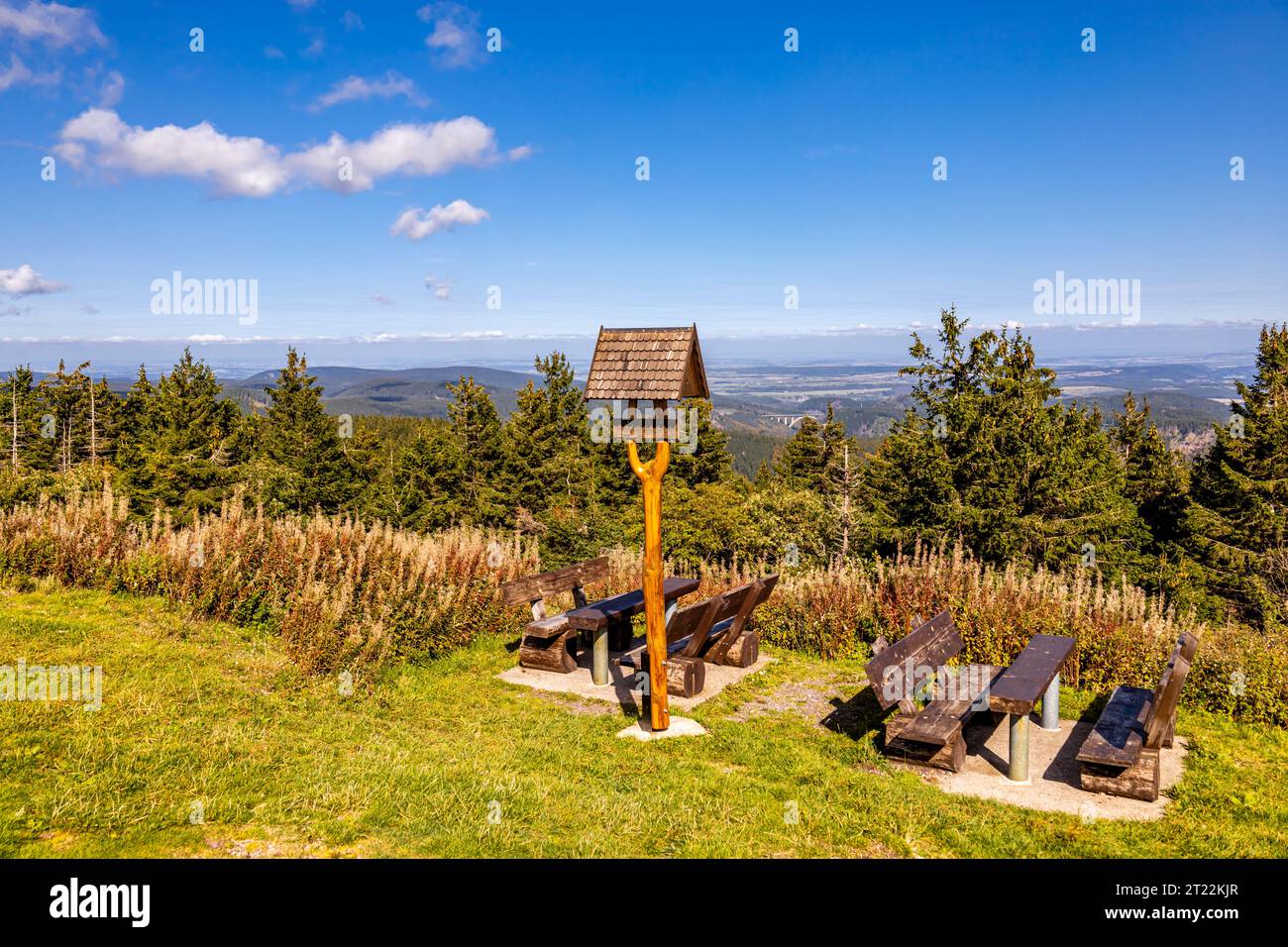 Autumn cycle tour on the high trail of the Thuringian Forest via ...