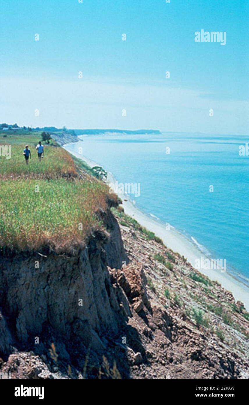 Erosion of coastal bluffs affects habitat integrity and wildlife ...
