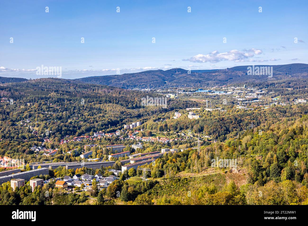 Autumn cycle tour on the high trail of the Thuringian Forest via ...