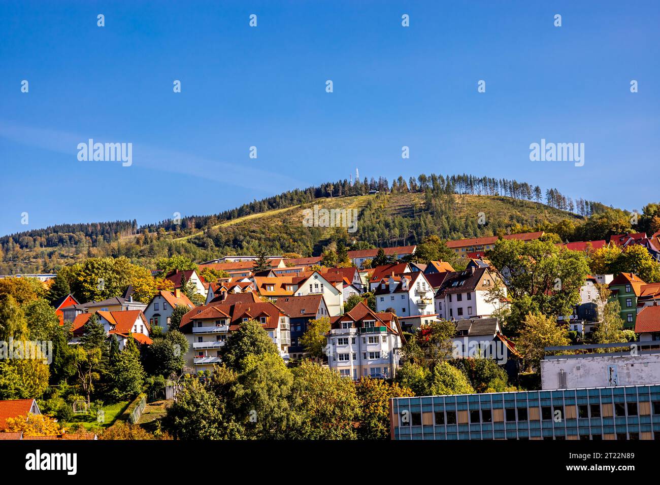 Autumn cycle tour on the high trail of the Thuringian Forest via ...