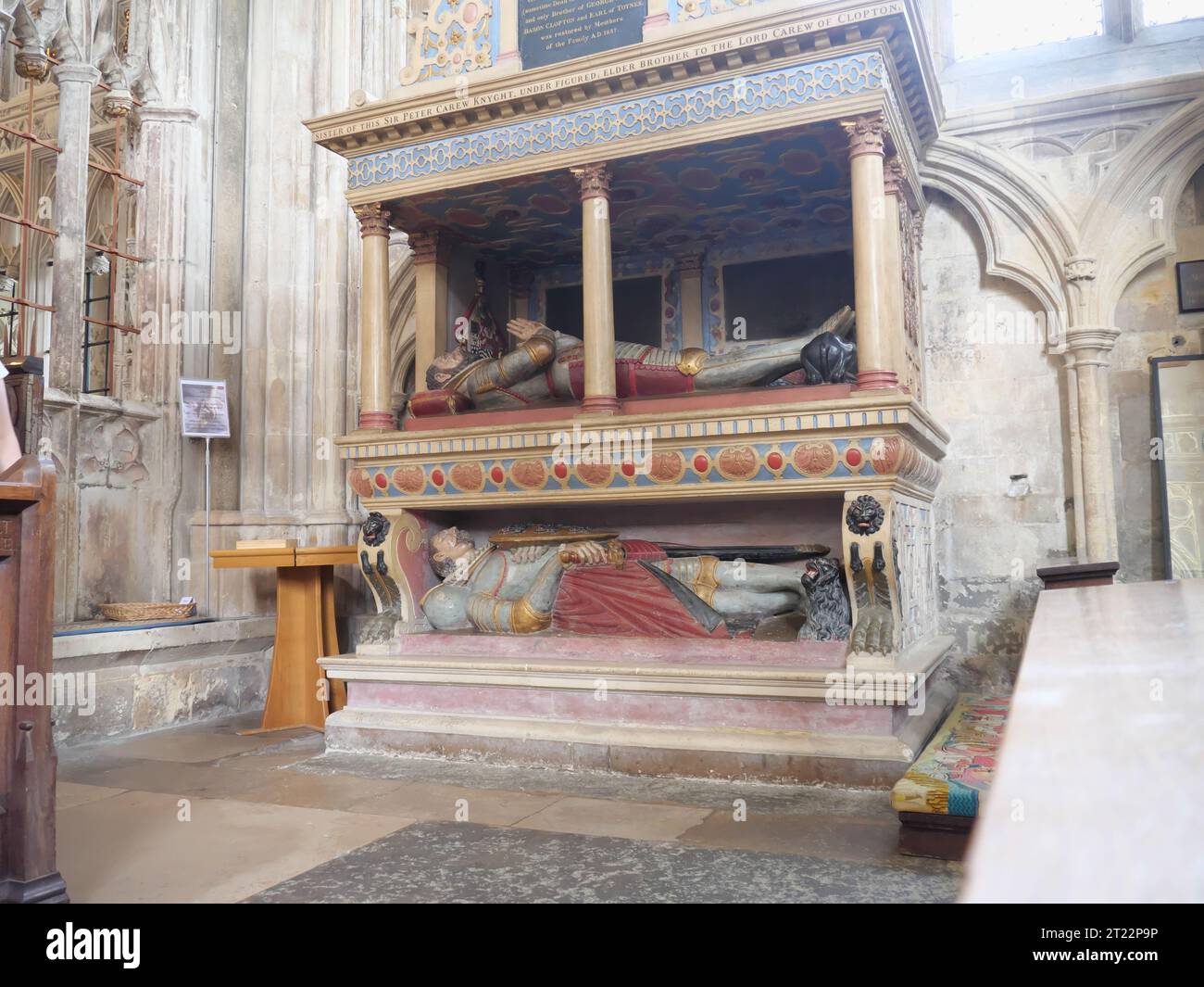 Historic tomb in Winchester The Cathedral Church of The Holy and ...