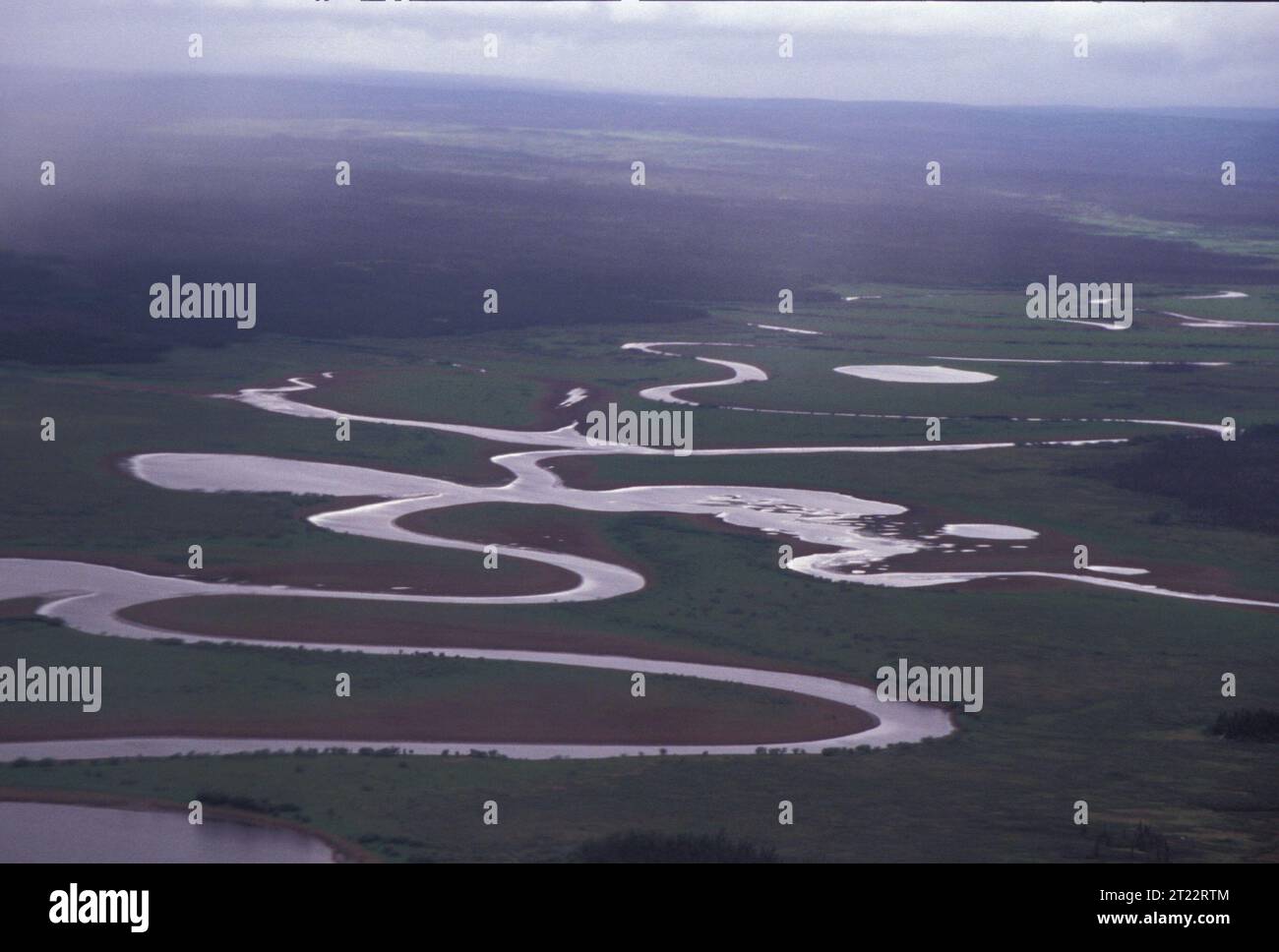 Aerial view of river. Subjects: Aerial photography photography ...