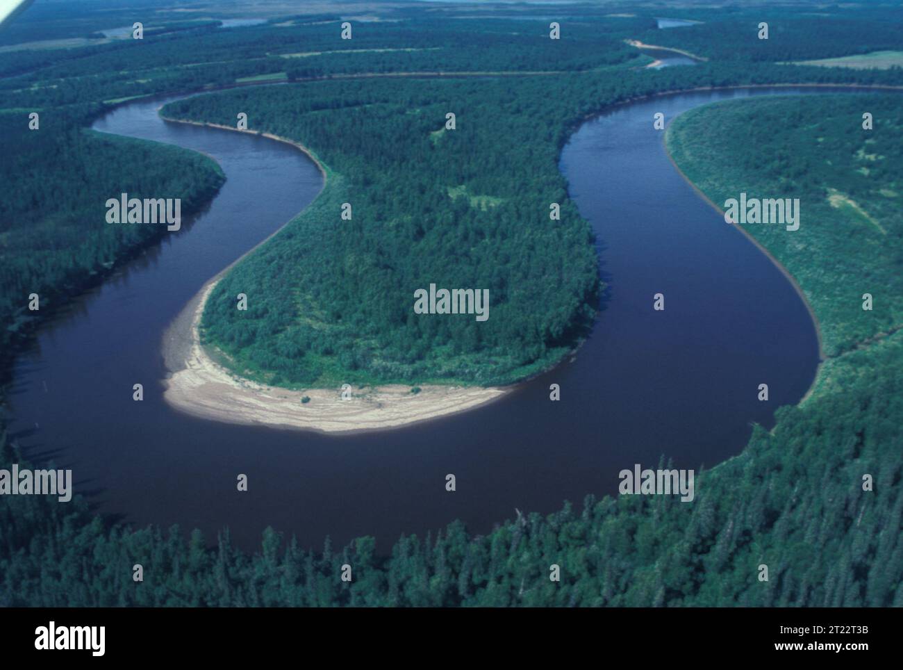 Aerial view of river. Subjects: Aerial photography photography ...