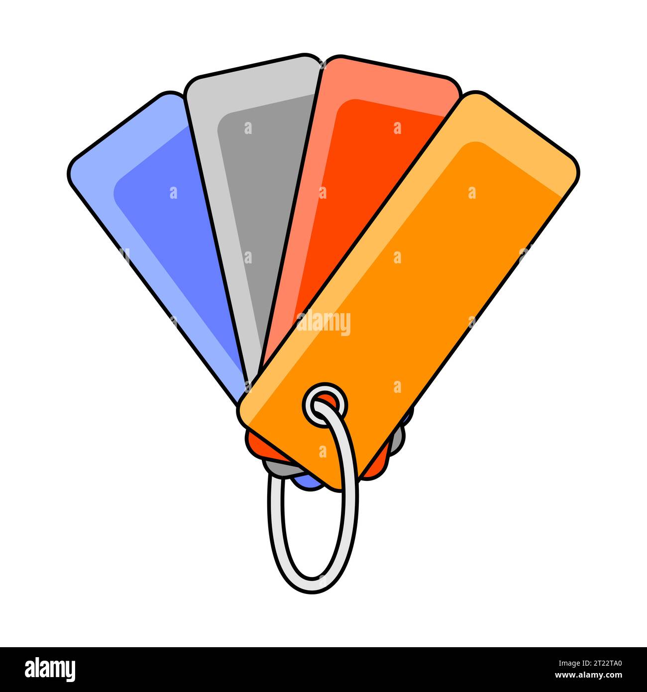 Illustration of color palette. Repair working tool. Equipment for ...