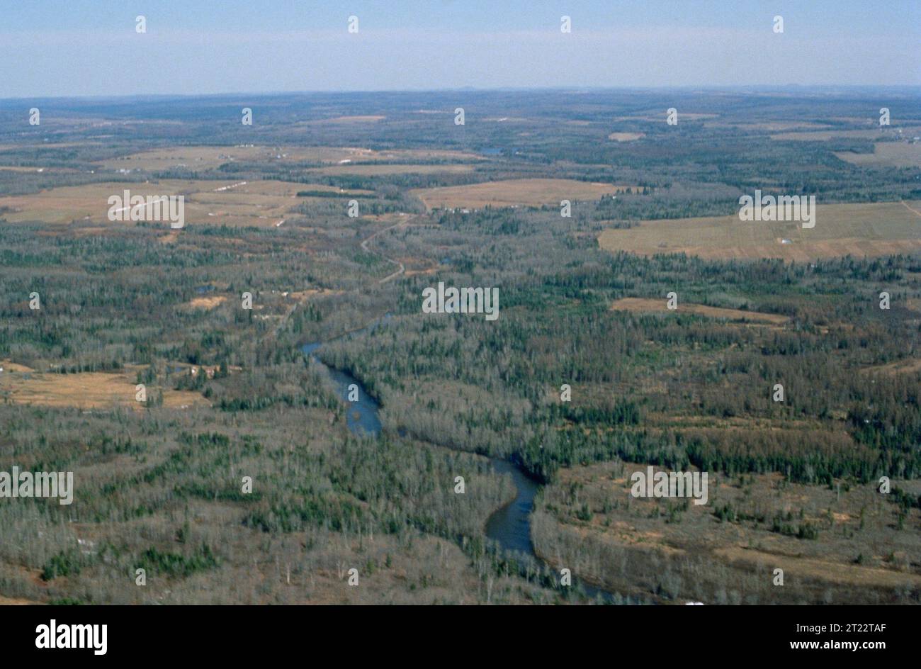 The Madawaska River flows through Aroostook National Wildlife Refuge in ...