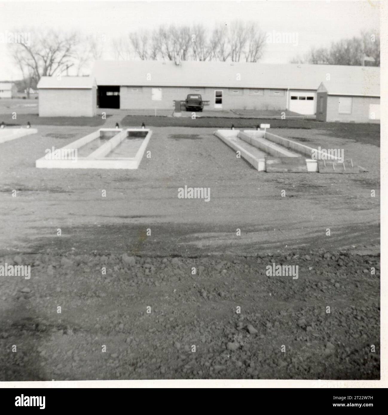 Outdoor raceways, used for raising fish, were a critical part of ...