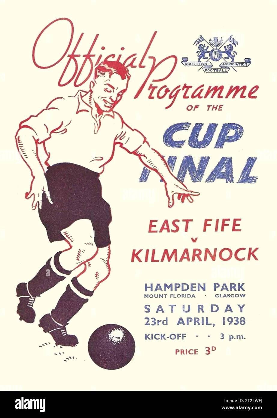 1930s cup final programme hi-res stock photography and images - Alamy