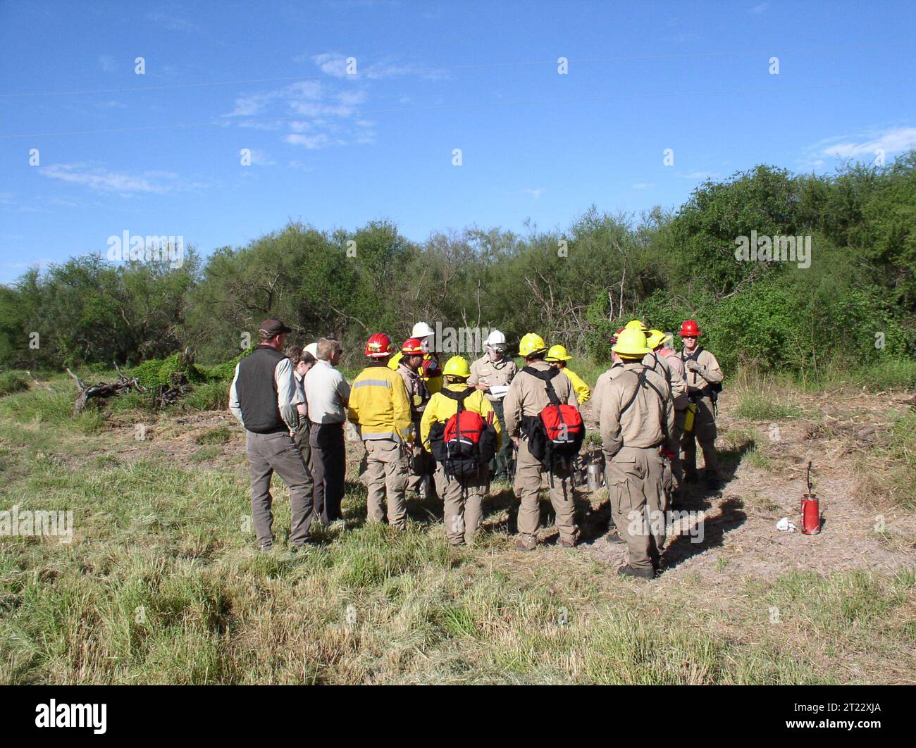 Creator: South Texas NWRC. Subjects: Fire; personnel briefing; safety ...