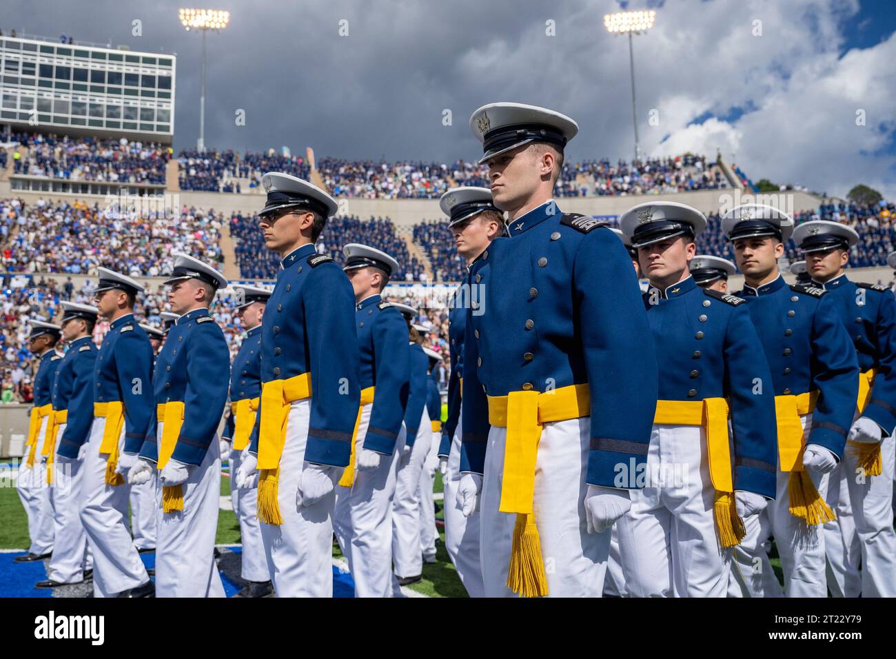 Commencement ceremony at the U.S. Air Force Academy, Thursday, June 1, 2023, in Colorado Springs ...