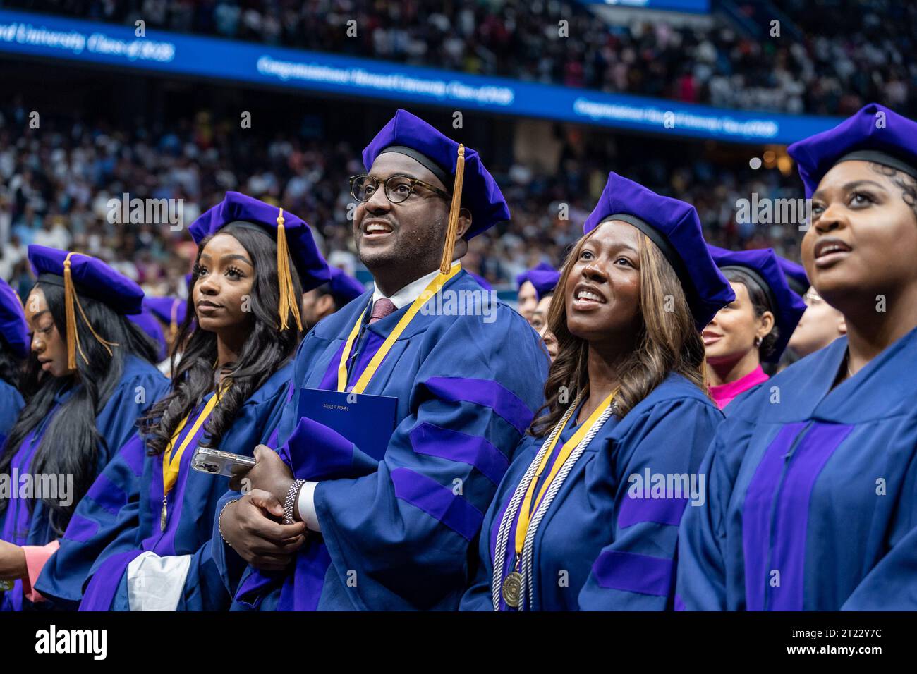 Howard University Commencement ceremony at Capitol One Arena, Saturday ...
