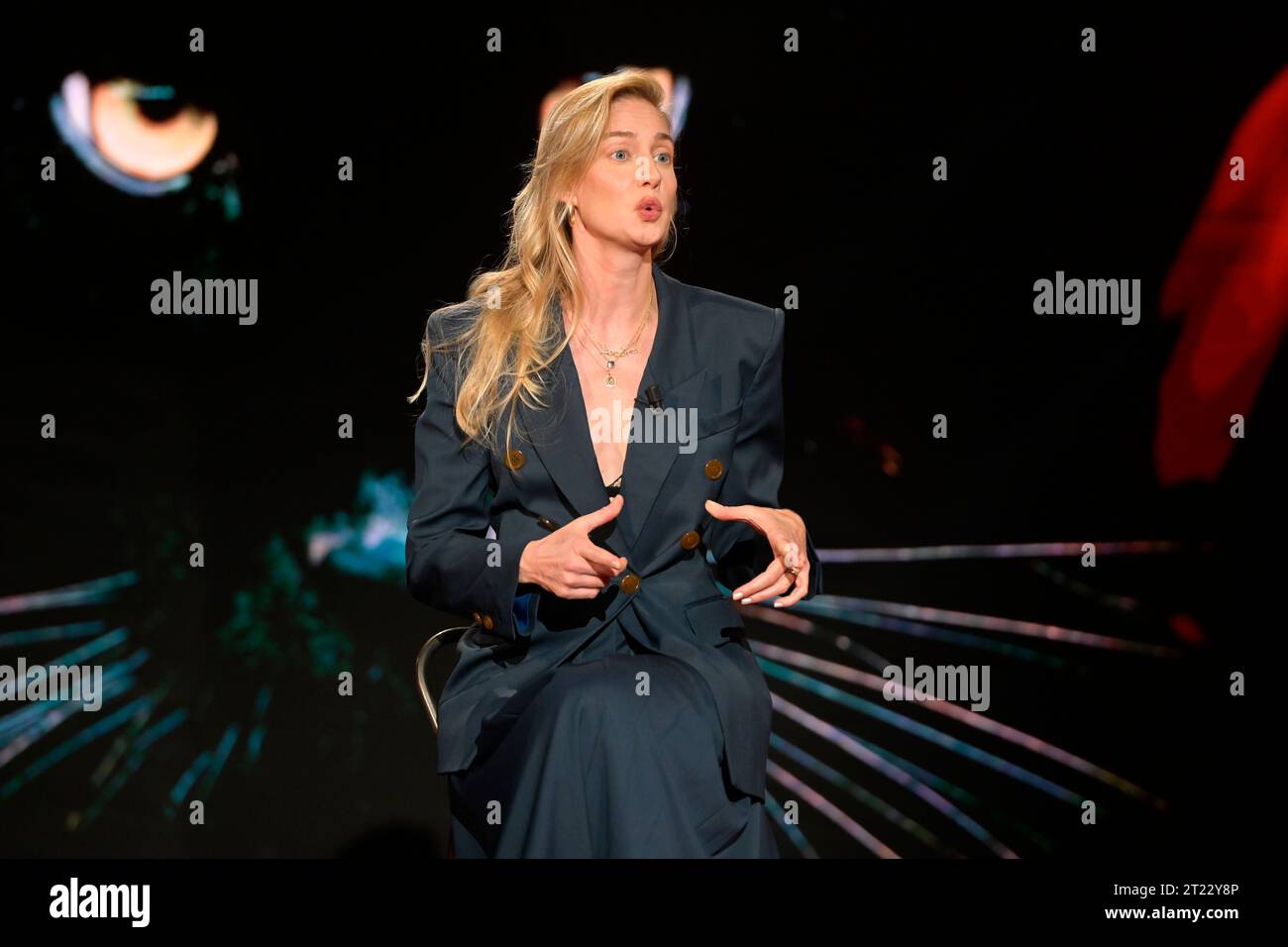 Rome, Italy. 12th Oct, 2023. Eva Riccobono attends at the fourth ...