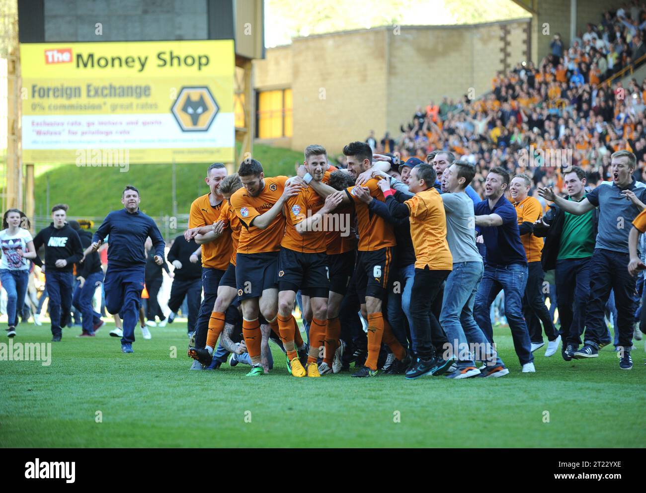 Football pitch invasion hi-res stock photography and images - Alamy