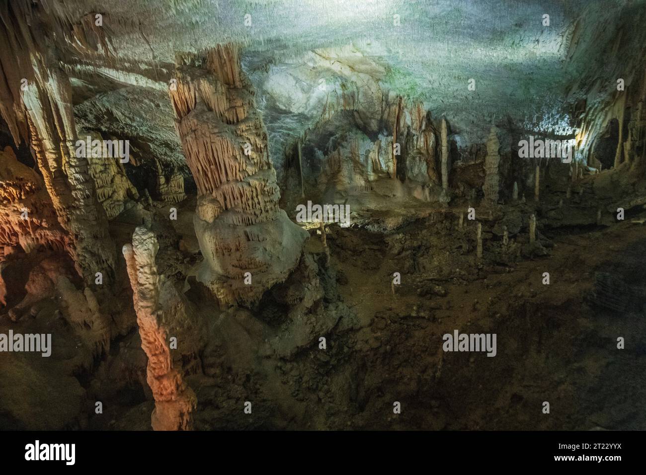 Postojna Cave (Postojnska Jama) interior. Slovenia Stock Photo - Alamy