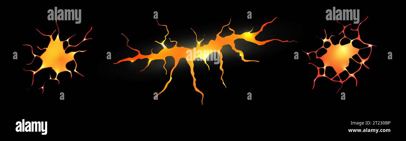 Lava crack. Earthquake and ground cracks, hole effect, craquelure and ...