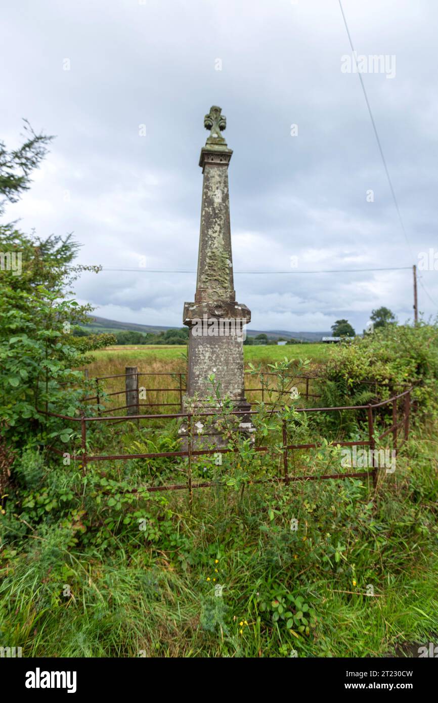 Memorial to the Rev Archibald Nicol,, Isle Of Arran, Firth of Clyde ...