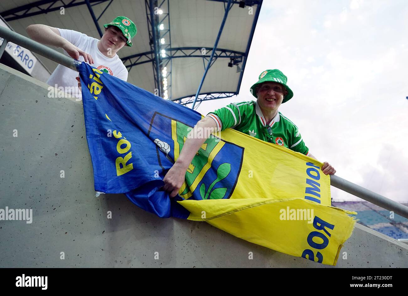 Republic of Ireland fans inside the ground ahead of the UEFA Euro 2024 ...