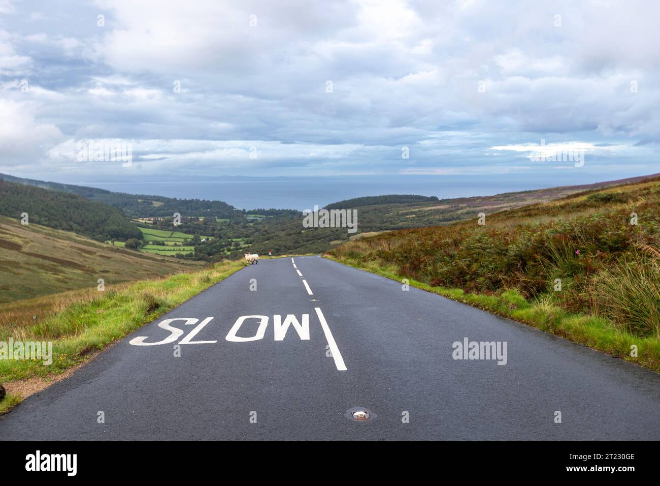 View from the String road, Isle Of Arran, Firth of Clyde, Scotland, UK ...