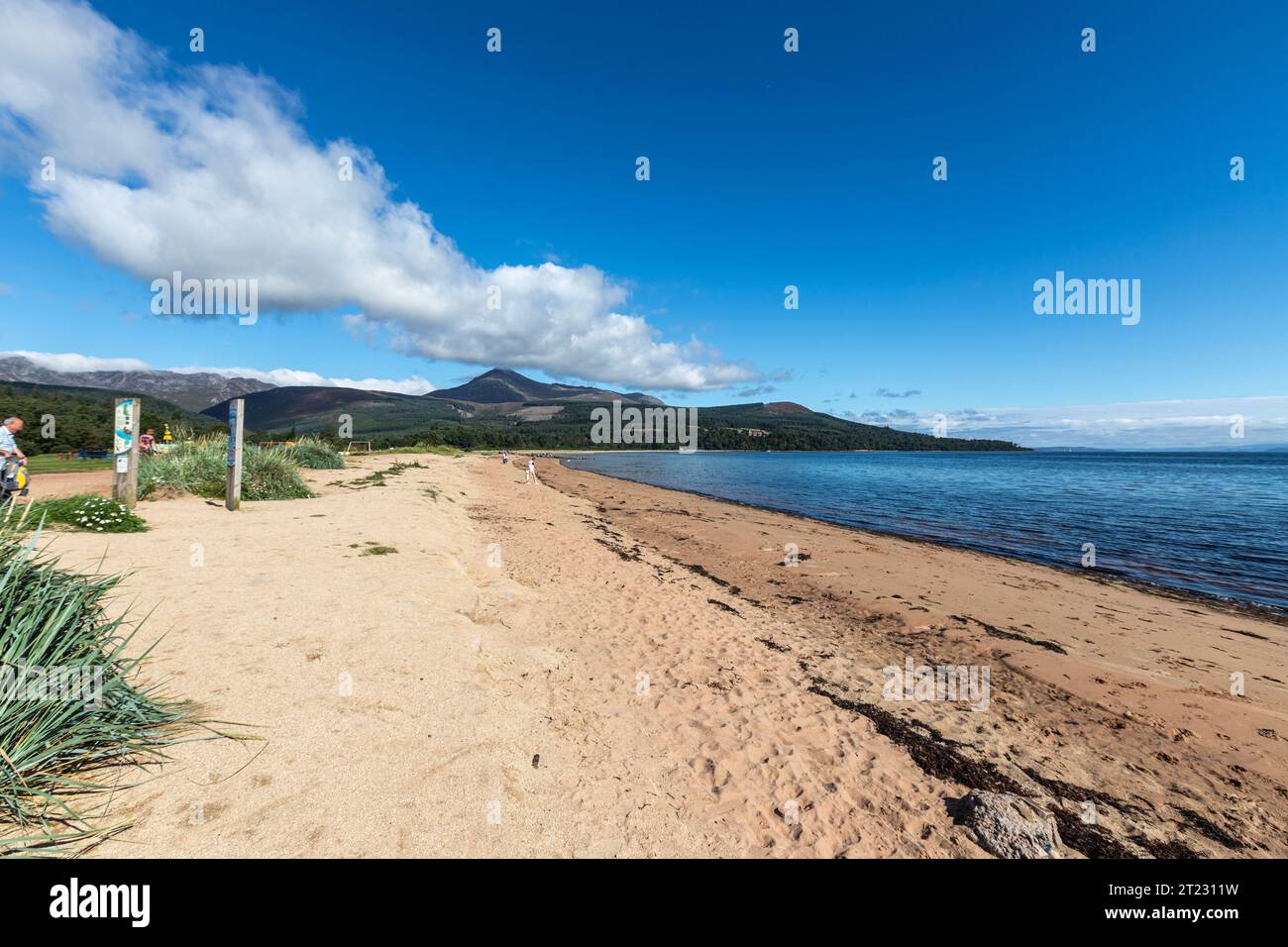 Brodick beach, Isle Of Arran, Firth of Clyde, Scotland, UK Stock Photo ...