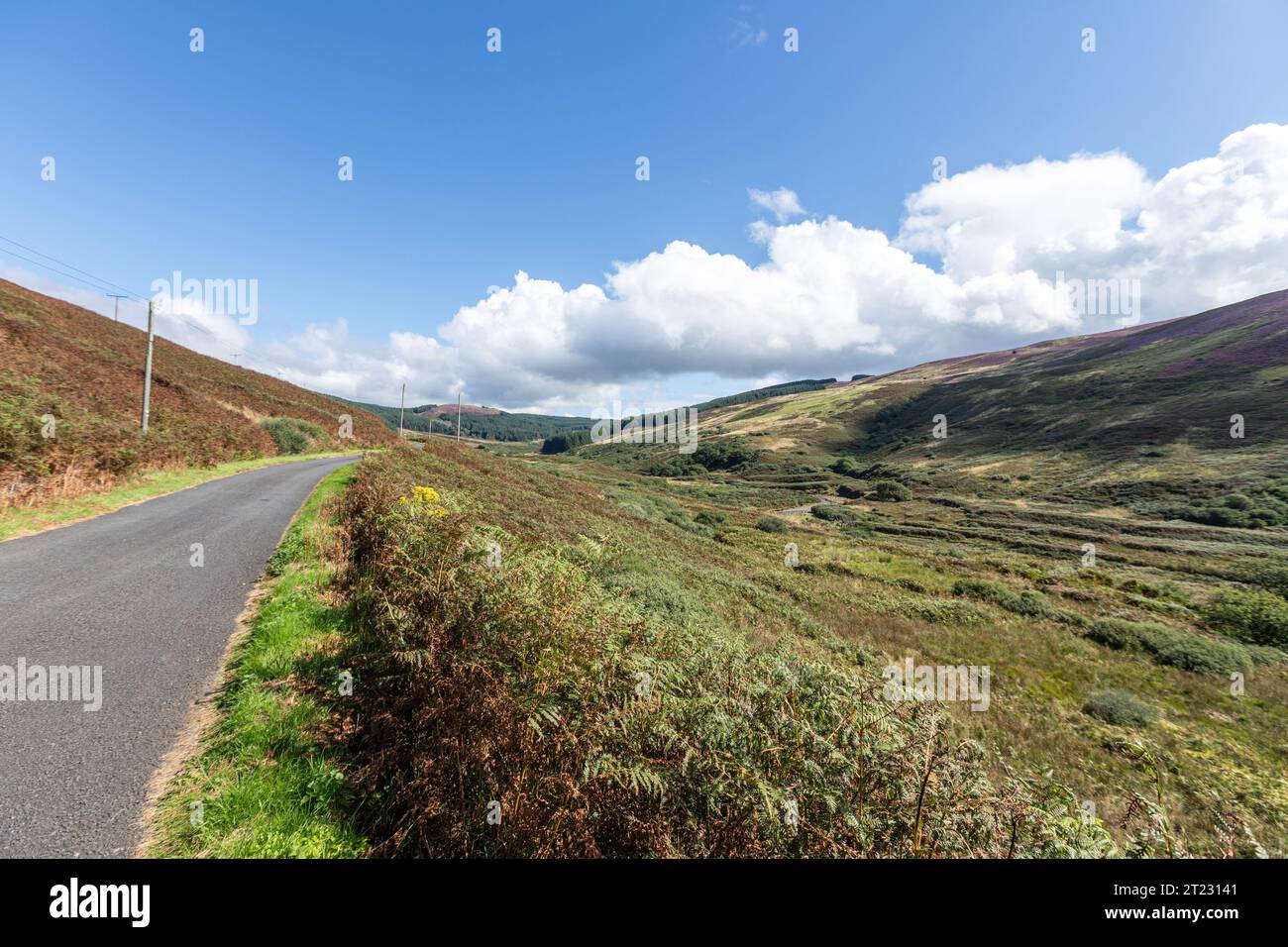 The Ross road, Isle Of Arran, Firth of Clyde, Scotland, UK Stock Photo ...