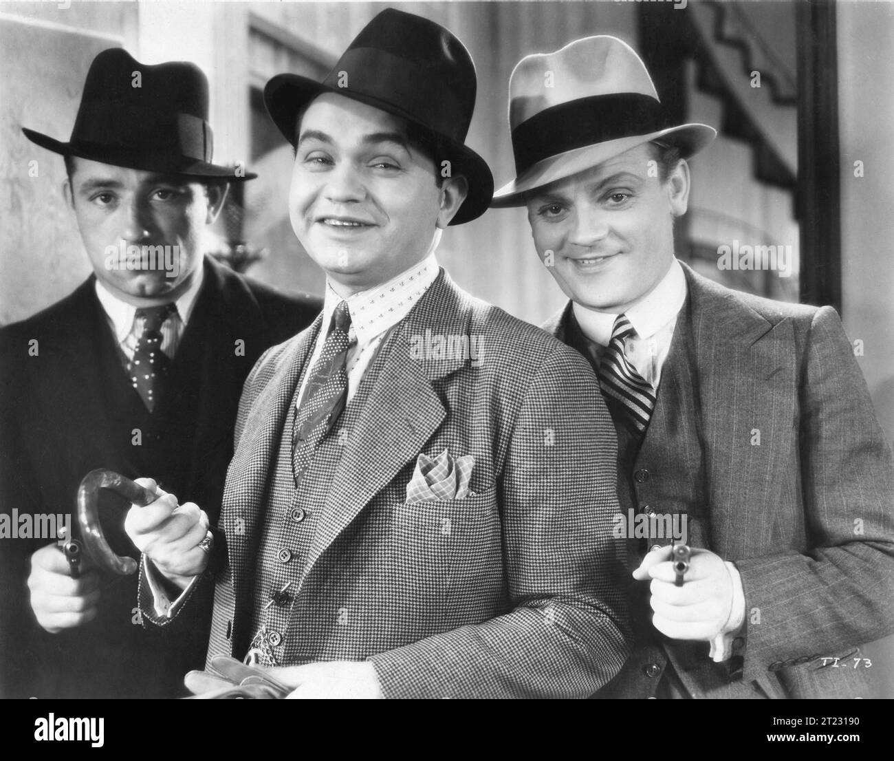 EDWARD G. ROBINSON and JAMES CAGNEY in a scene from SMART MONEY 1931 ...