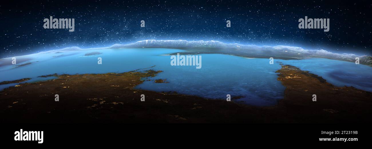 North Australia, landscape frome space. Elements of this image ...