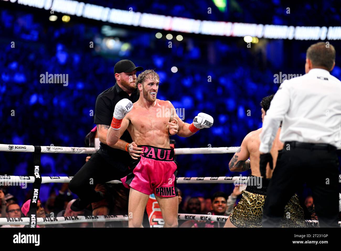 Logan paul boxing gloves hi-res stock photography and images - Alamy