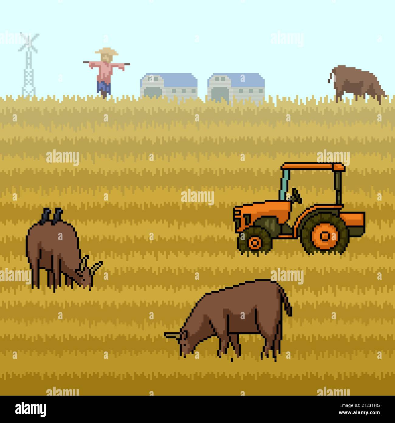 House and rice field Stock Vector Images - Alamy