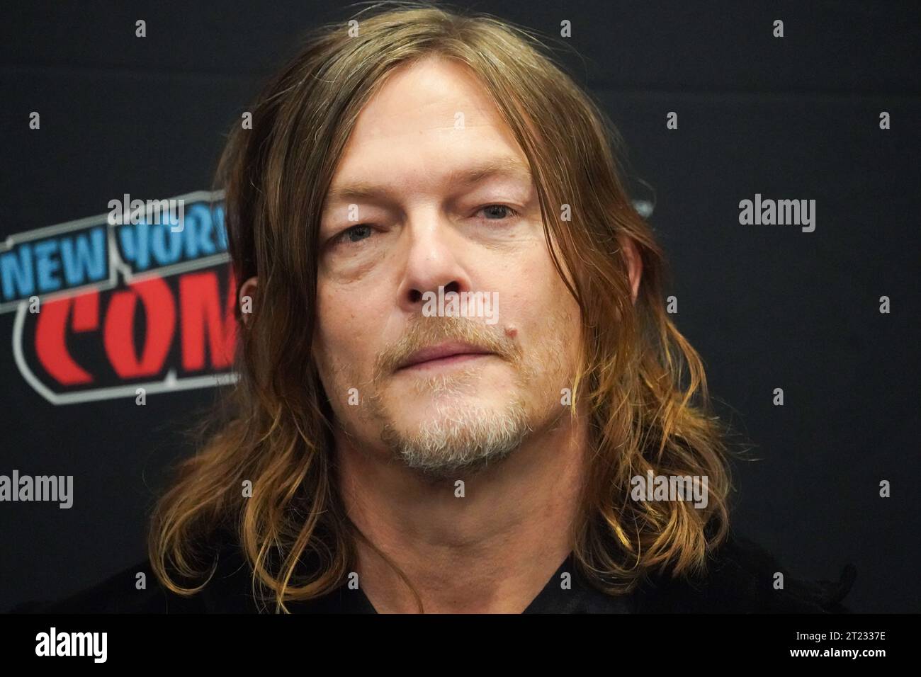 New York, New York, USA. 12th Oct, 2023. NORMAN REEDUS speaks at The ...
