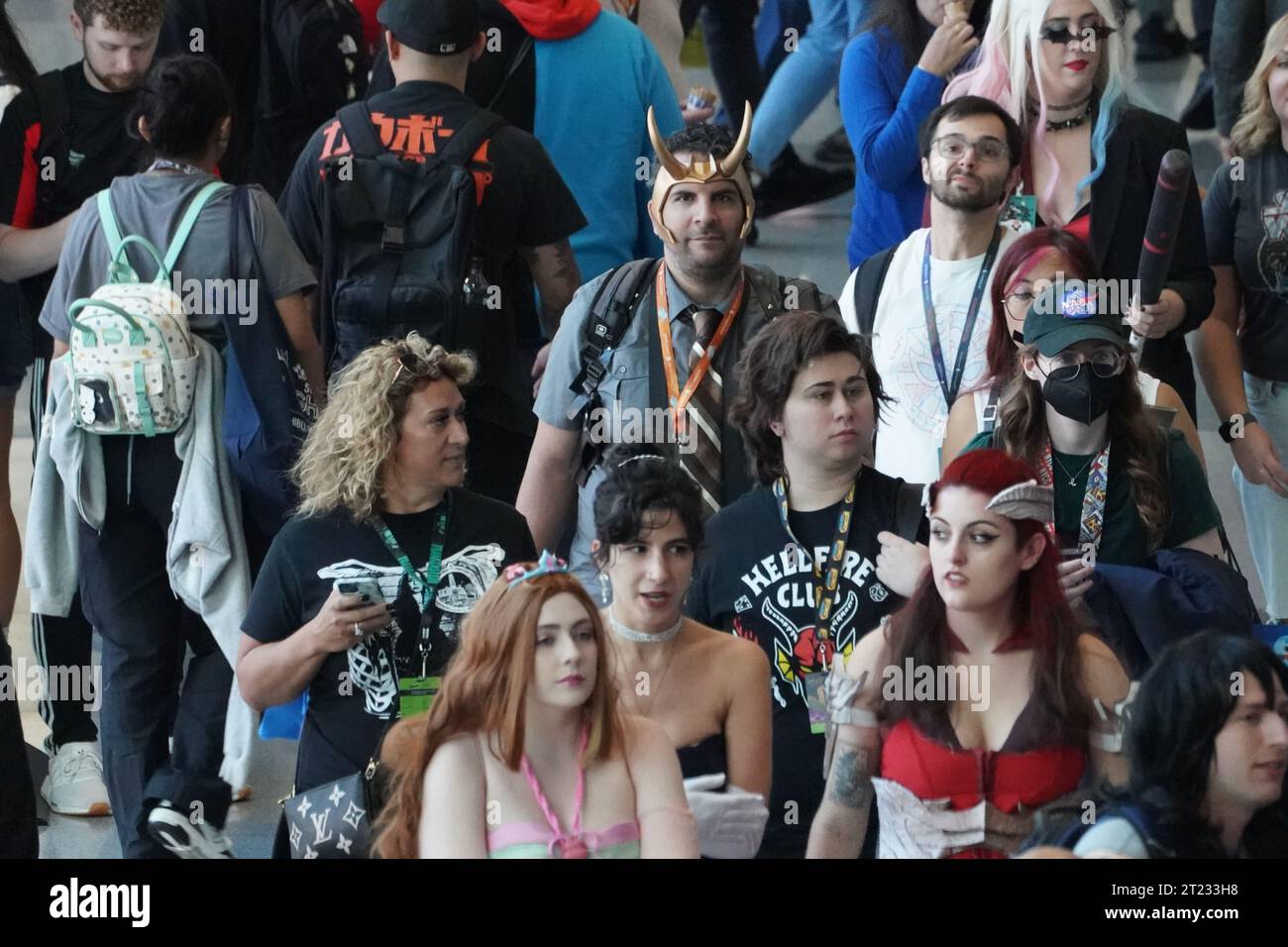 New York, New York, USA. 13th Oct, 2023. Crowds at the 2023 New York ...