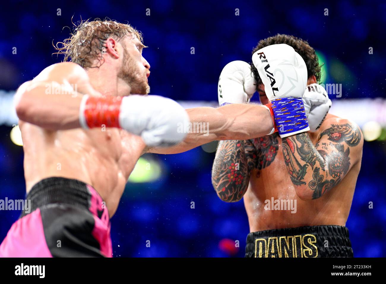 Logan paul boxing gloves hi-res stock photography and images - Alamy