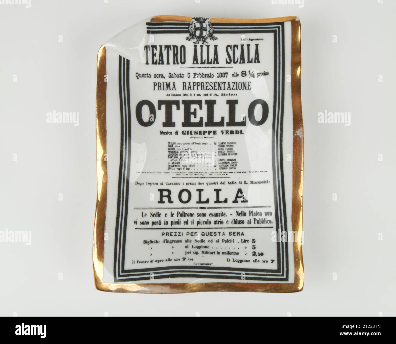 Vintage italian opera poster hi-res stock photography and images - Alamy